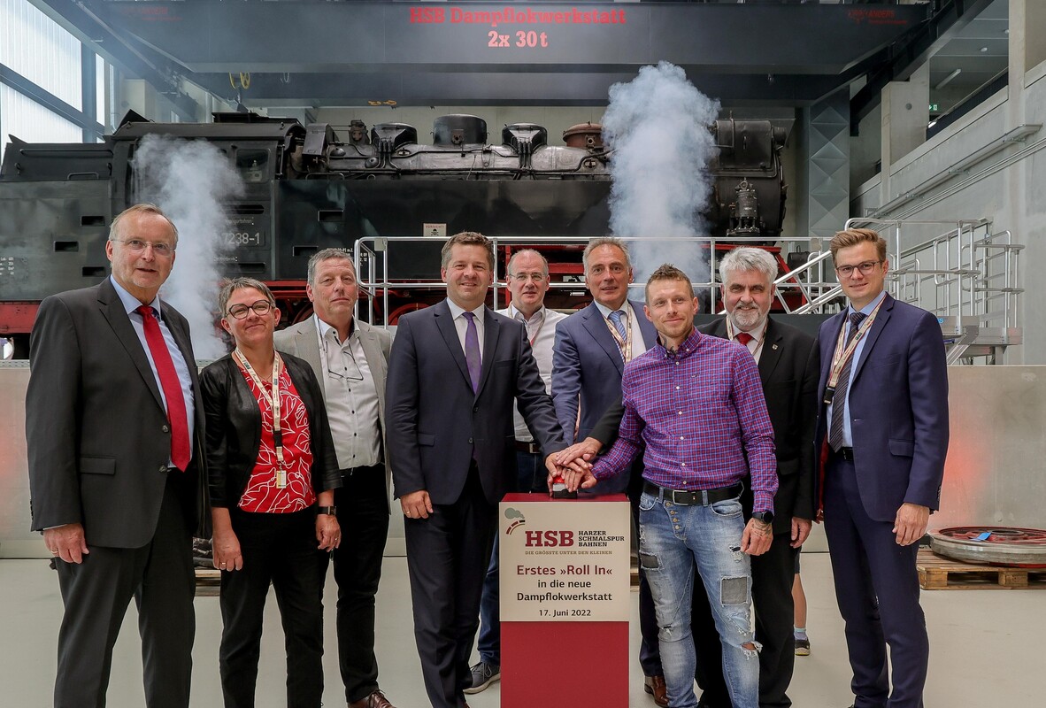 Neue Dampflokwerkstatt der Harzer Schmalspurbahnen offiziell in Betrieb ...